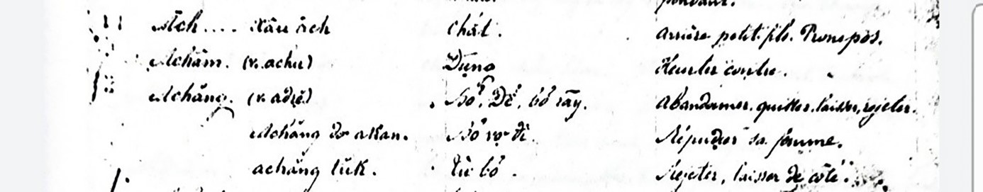 Di sản chữ viết hệ La-tinh của tiếng Bahnar - VinBigdata - Blog